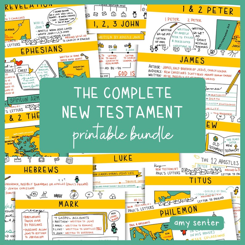 The Complete Bible: SIMPLE Bible Notes (digital Bundle) - Etsy