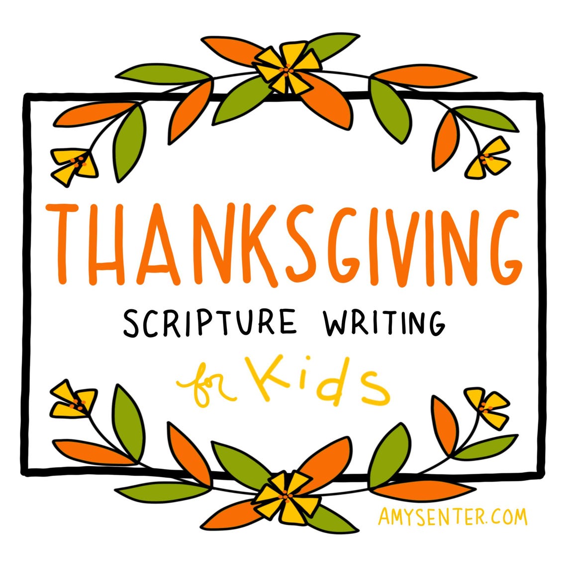 Thanksgiving Scripture Writing for Kids | Gratitude Bible Activities - Etsy