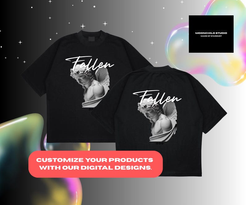 Fallen Graphic: Streetwear T-shirt Design (PNG) - Etsy