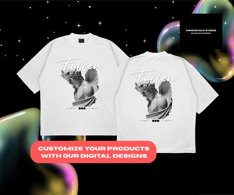 Fallen Graphic: Streetwear T-shirt Design (PNG) - Etsy