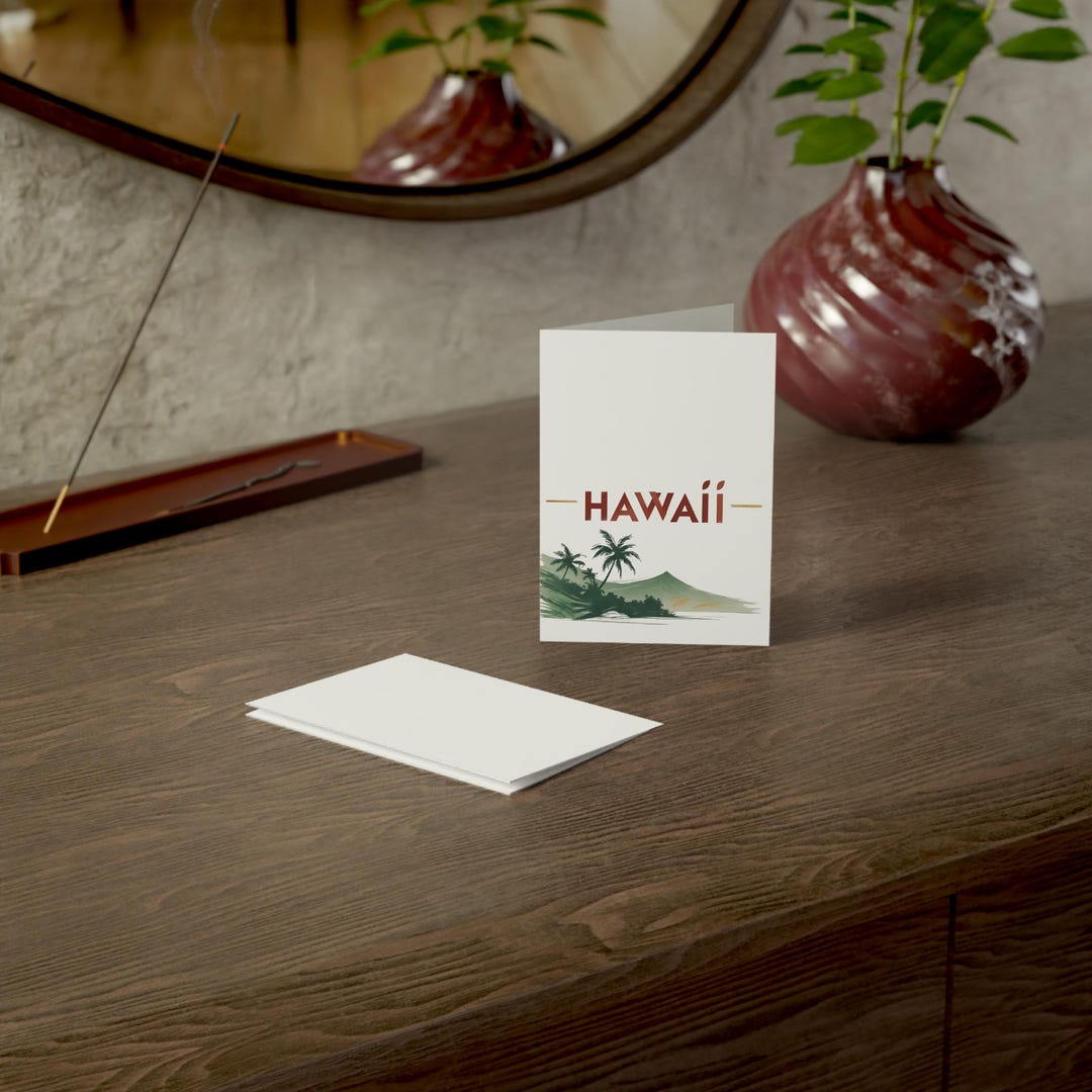 Hawaiian Greeting Cards Bundle, Aloha Tropical Design, Bulk Thank You ...