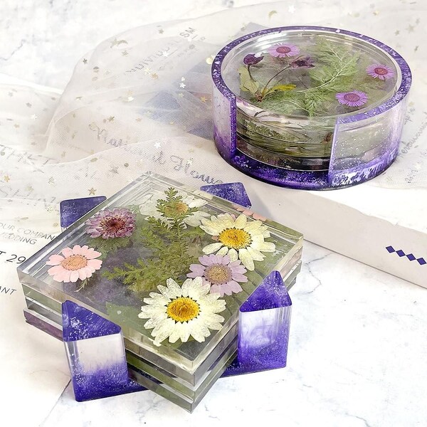 Resin Coaster - Etsy