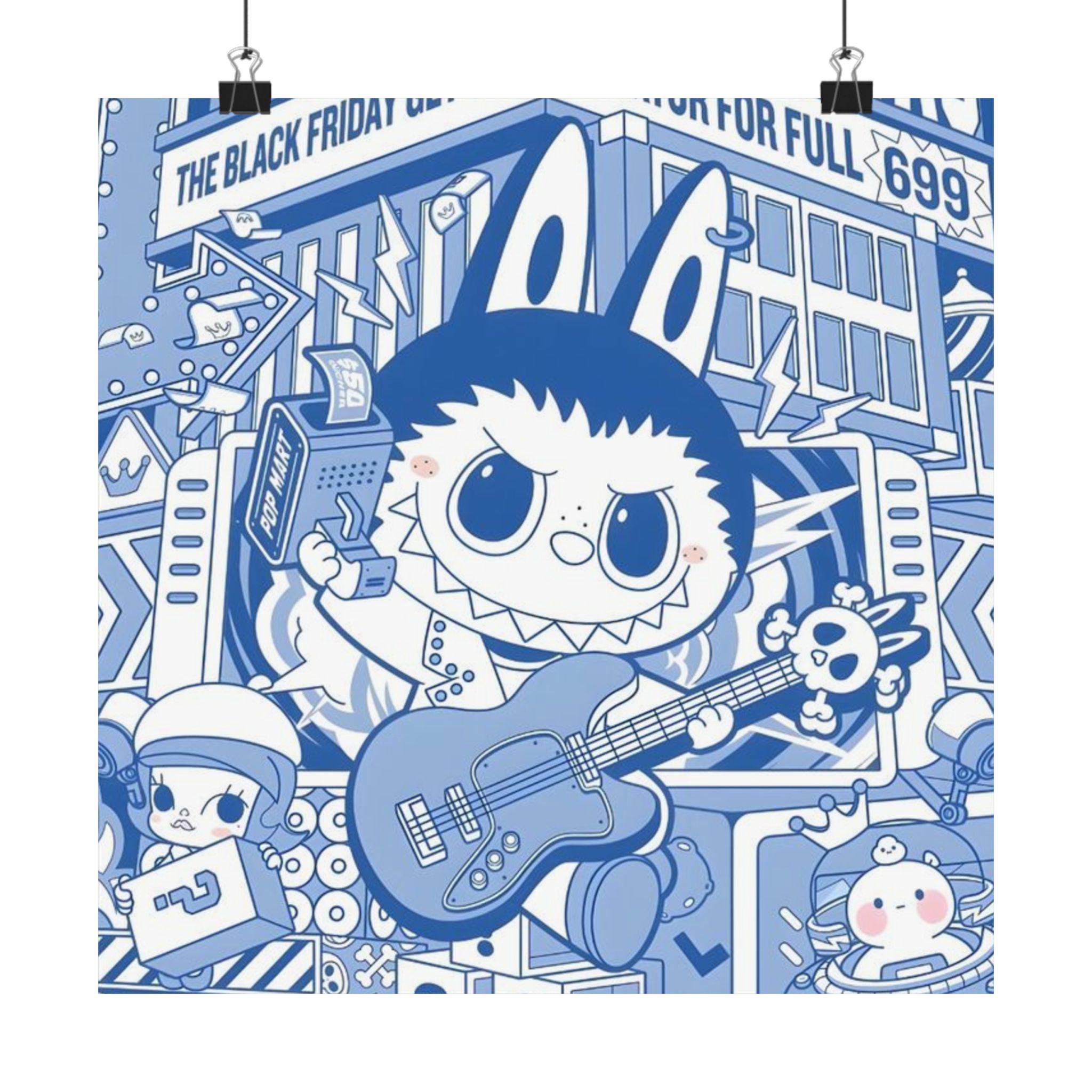 Labubu Posters for Home Decor, Playroom Art, Kids Room Decor, Unique Gift, Vintage Style Wall ...