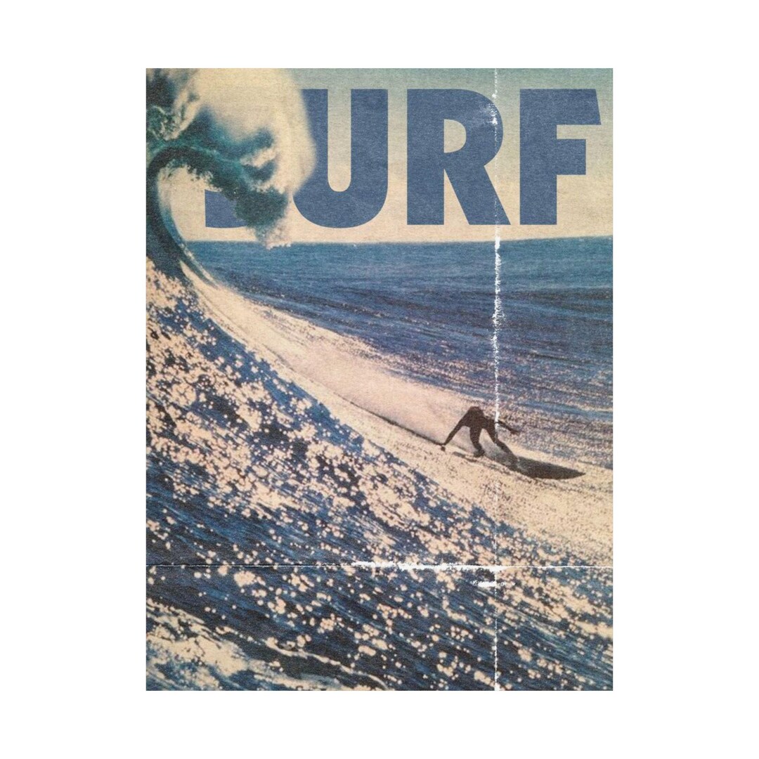 Surf-inspired Matte Vertical Poster, Vintage Surf Wall Art, Beach Decor ...