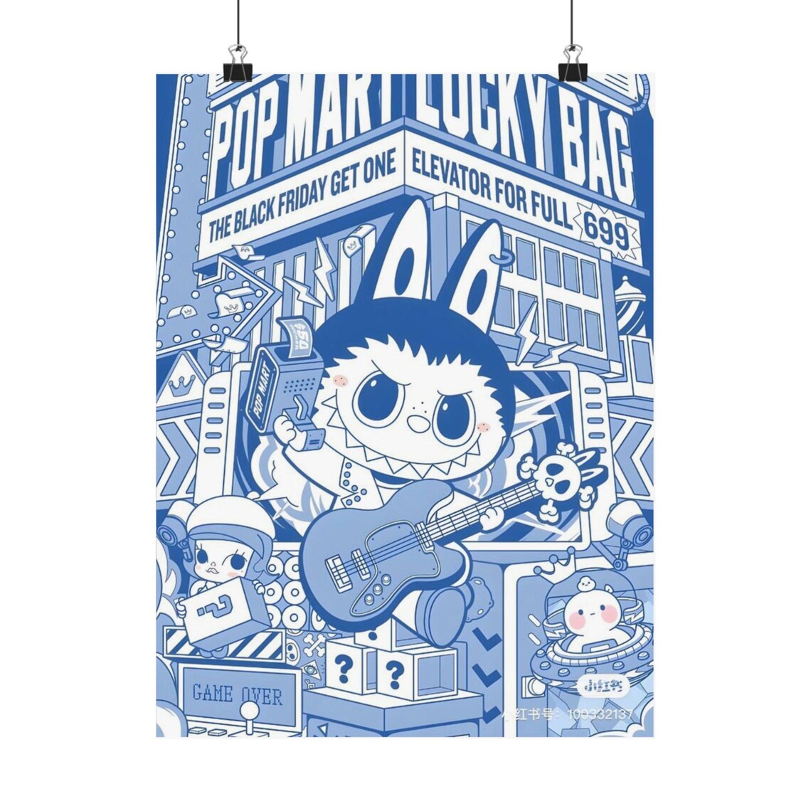 Labubu Posters for Home Decor, Playroom Art, Kids Room Decor, Unique ...