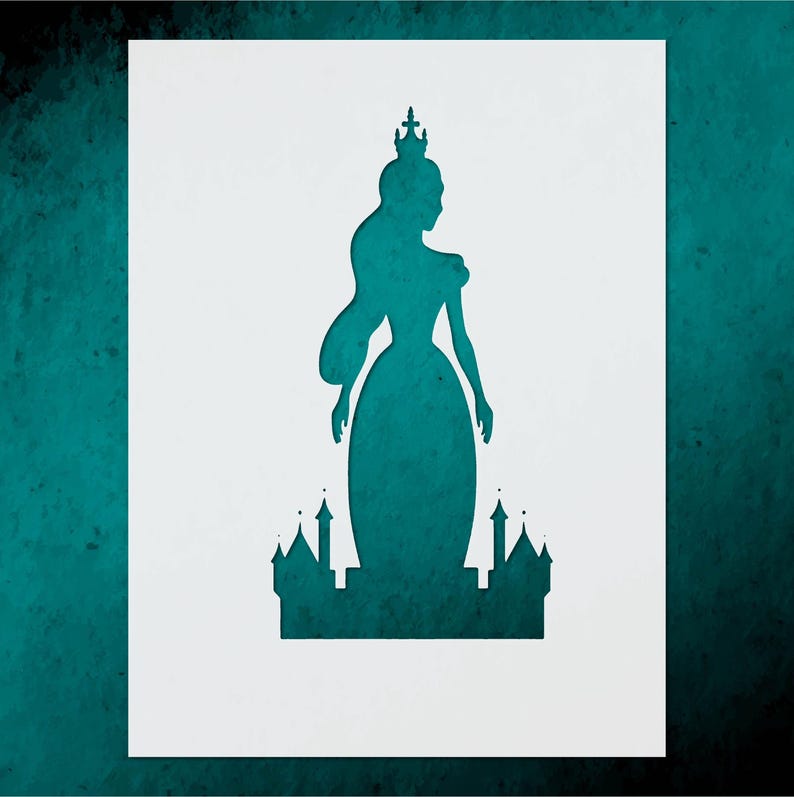 Large Princess Stencil for Kids Room Decor Crafts - Perfect for Fun DIY ...