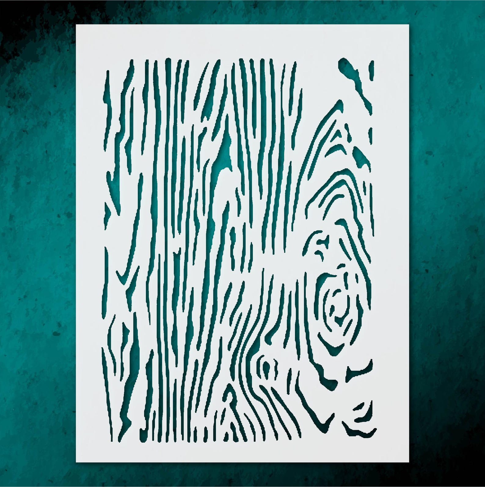 Wood Grain Stencil: Rustic Texture Pattern for DIY Projects - Etsy