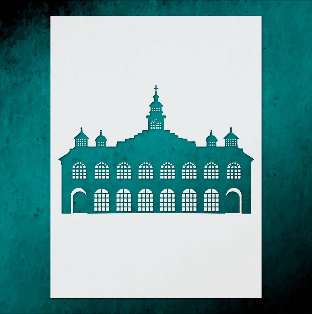 Colonial Stencil for DIY Furniture Decor Elegant Painting - Etsy