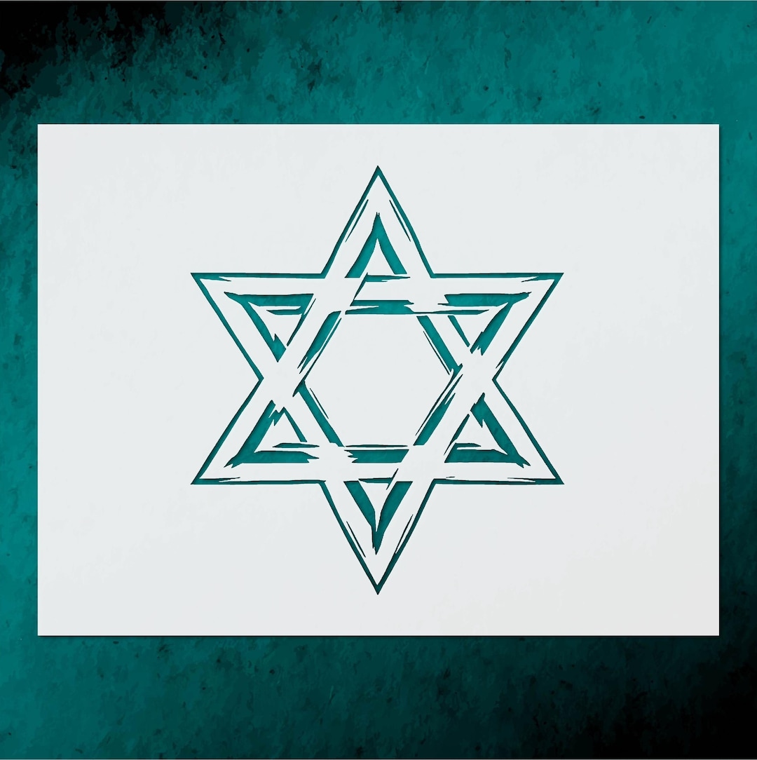 Star of David Stencil for Jewish Home Decor DIY Crafts - Etsy