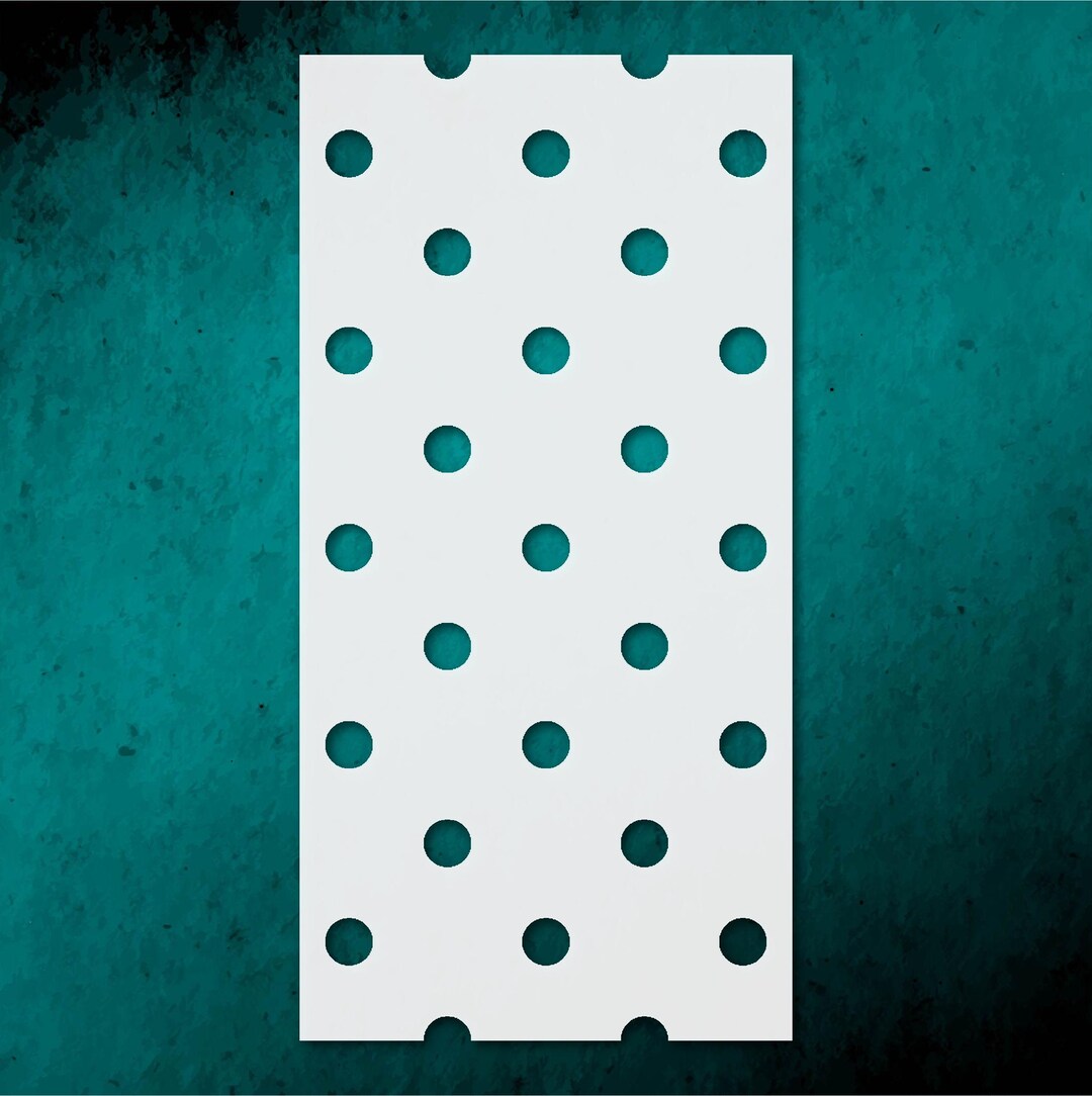 Evenly Spaced Circle Pattern Stencil for Art, Crafts, and Home Decor - Etsy