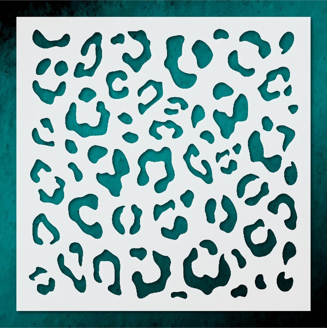 Irregular Spots Stencil Pattern for Creative Crafting and Home Decor - Etsy