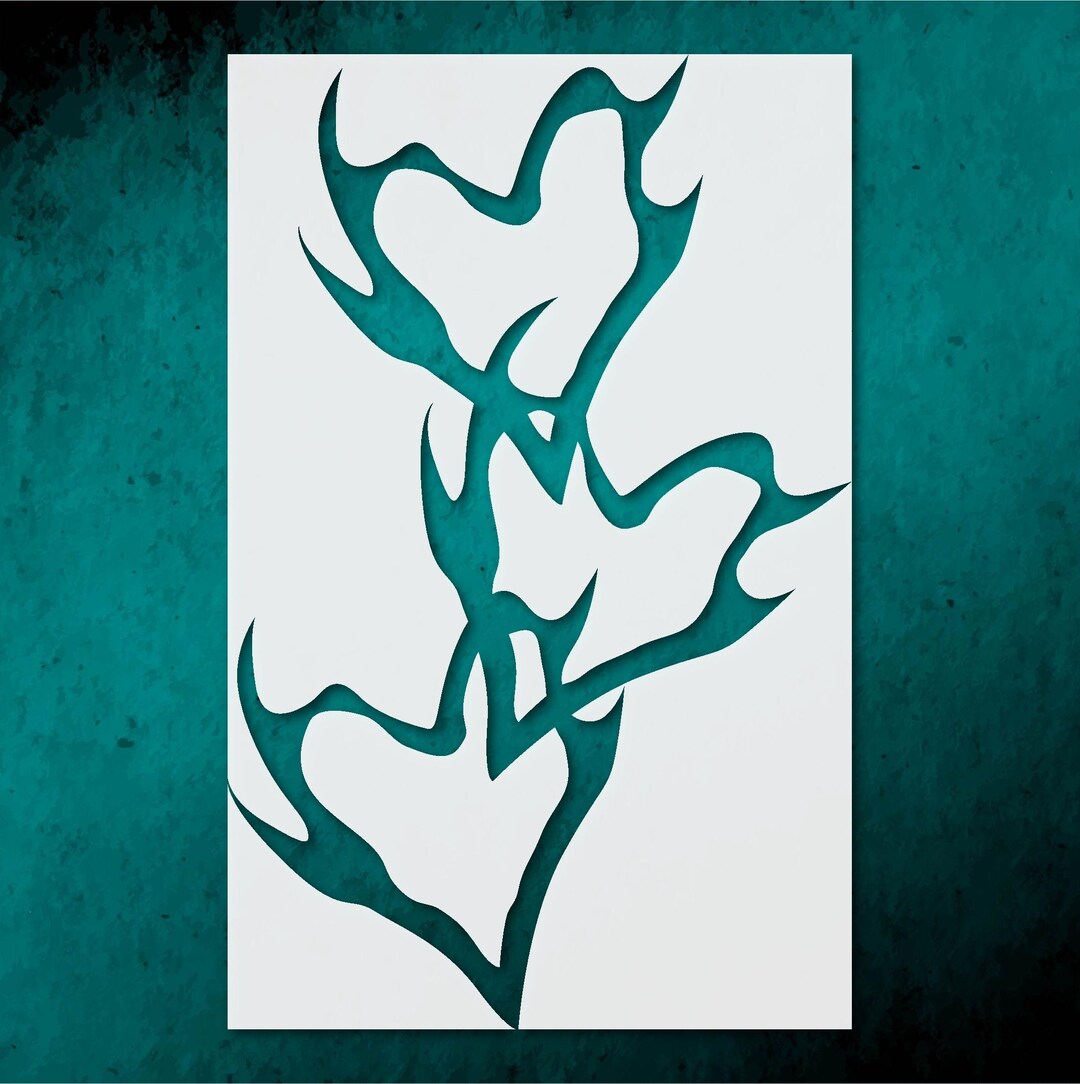 Succubus Heart Tattoo Stencil for Unique Art Decor - Etsy