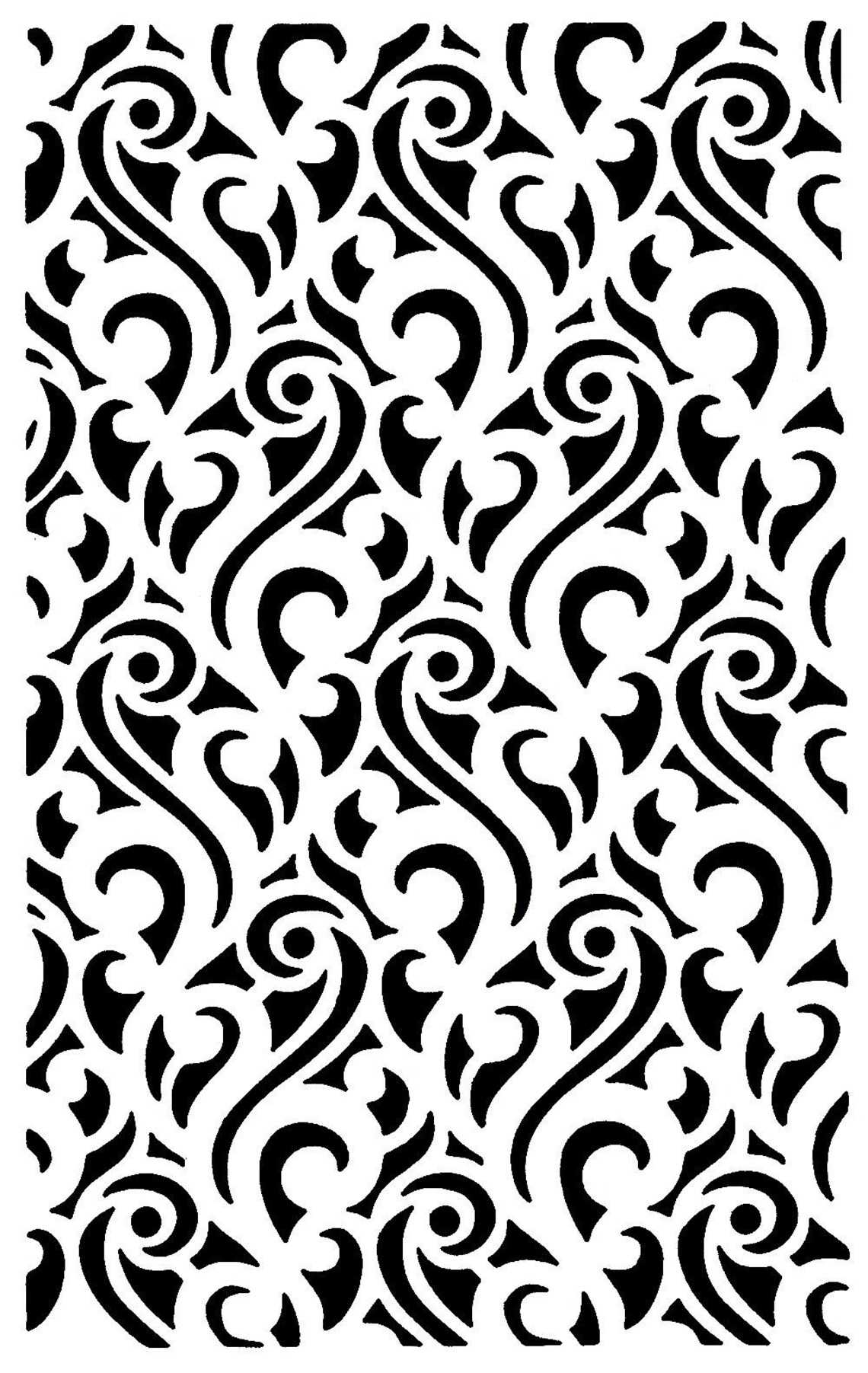 Classic Scrolls Decorative Stencil for Art and Home Decor - Etsy