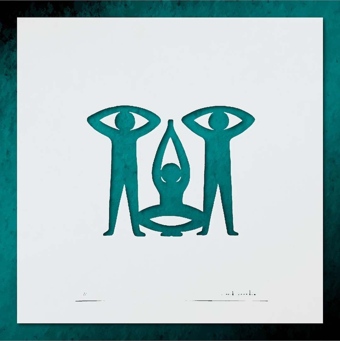 Stylized Human Figures Art Stencil for Creative Home Decor - Etsy