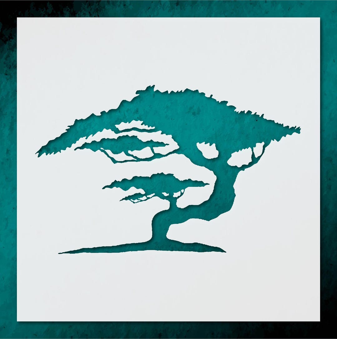 African Tree Design Stencil for Creative Art Home Décor - Etsy