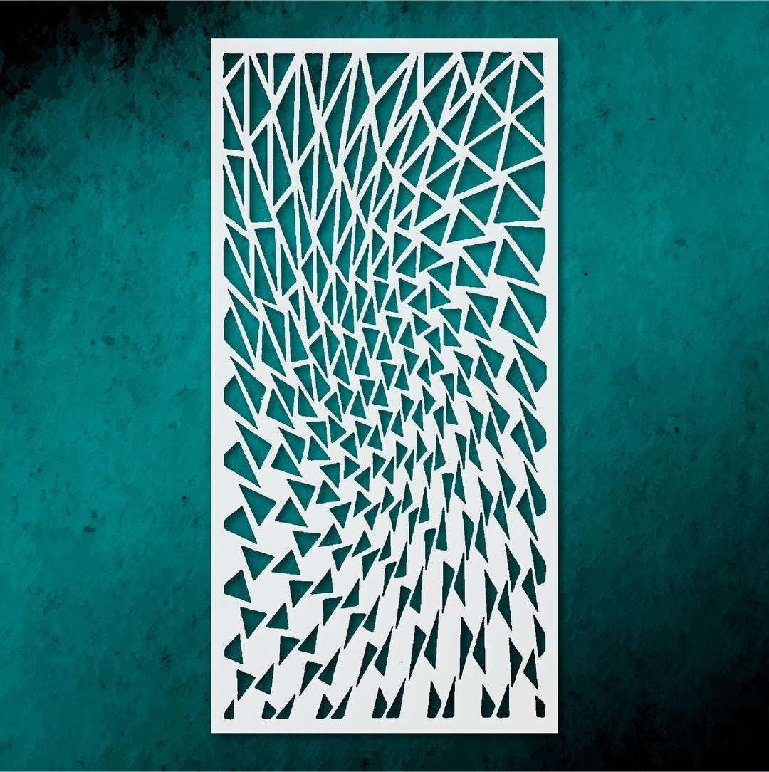 Diamond Warp Pattern Stencil for Unique Art Home Decor - Etsy