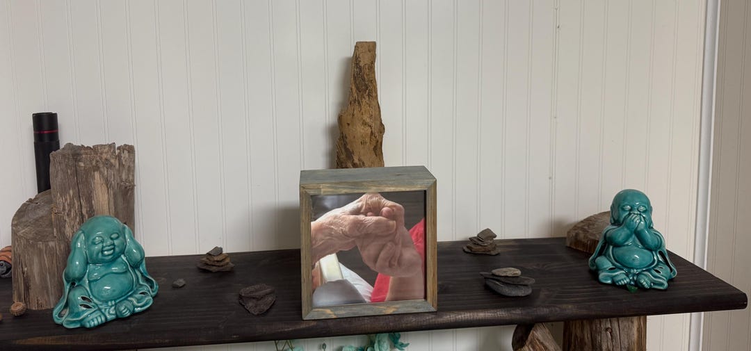 Handcrafted 3D Lighted Shadow Box. Phantom Gray. - Etsy