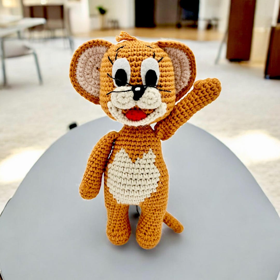 Rat Jerky Crochet Patten for Beginner, No-sew Amigurumi Animals (PDF ...