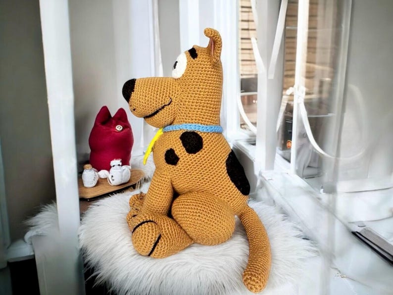 Great Dane Crochet Pattern for Beginners, Amigurumi Dog (PDF Pattern ...