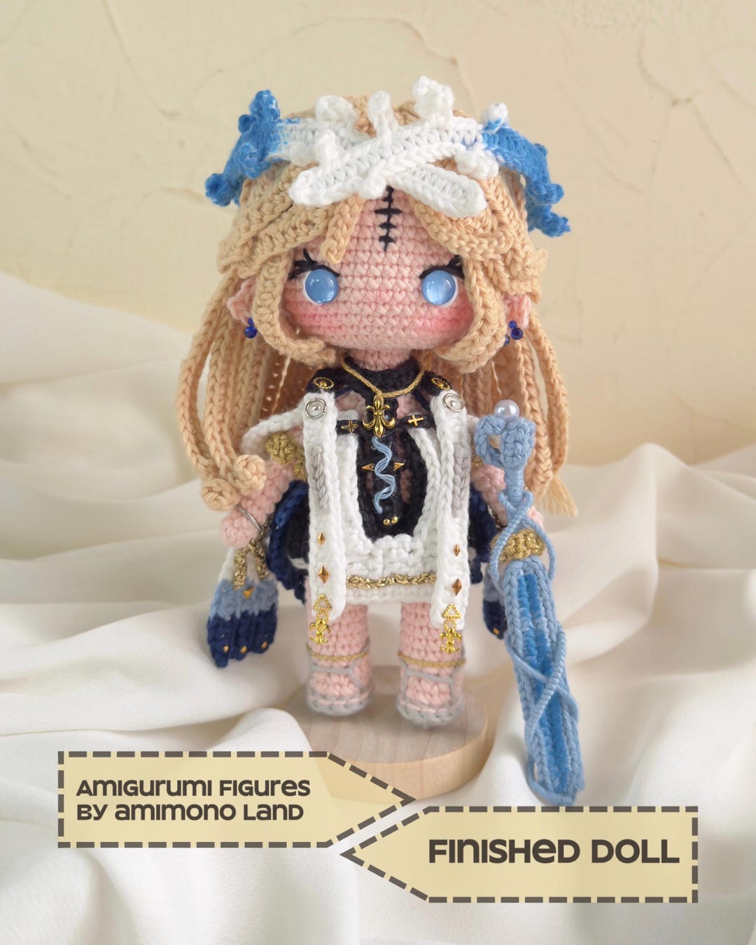 Cartethyia Chibi With Sword Amigurumi Stand Figures Inspired by ...