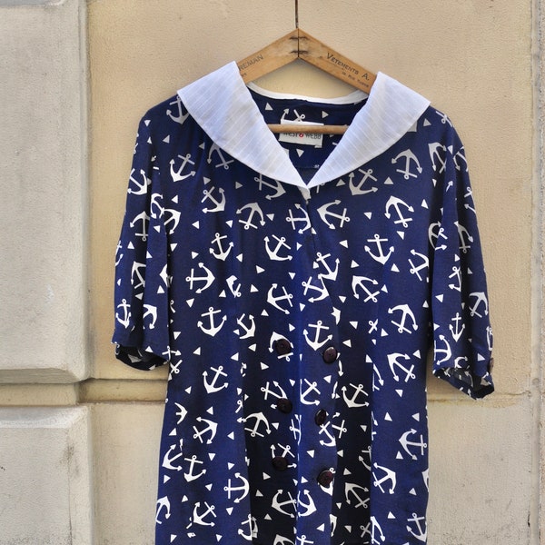 Nautical Blouse - Etsy UK