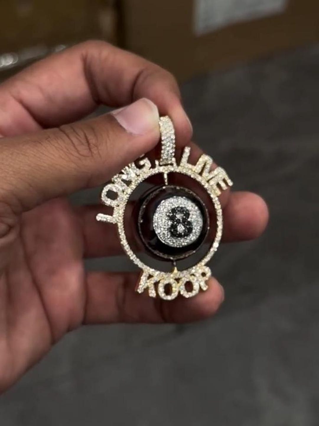 Iced Out VVS Moissanite Cartoon Pendant /iced Out Pendant/hiphop ...