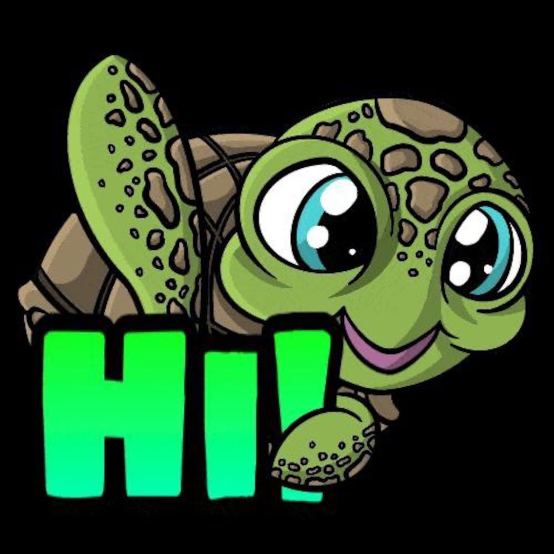 Squishy Animated Turtle Emotes for Twitch and Discord - Etsy