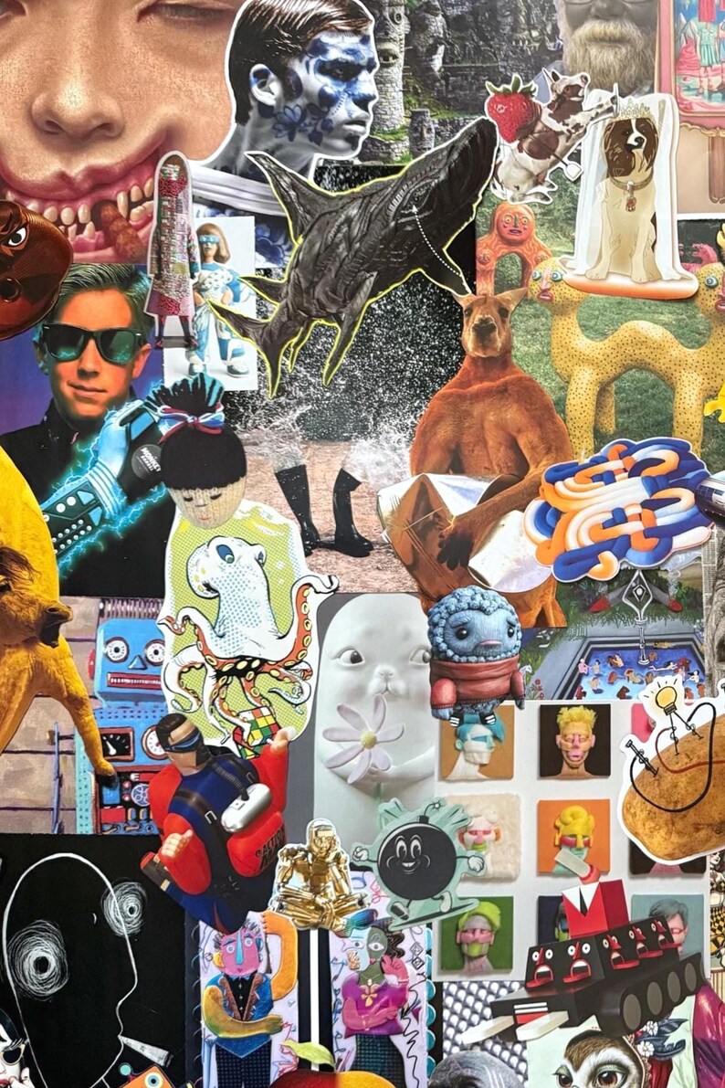 Quirky & Bizarre Themed Collage Clippings Surprise Mystery Kit - Etsy
