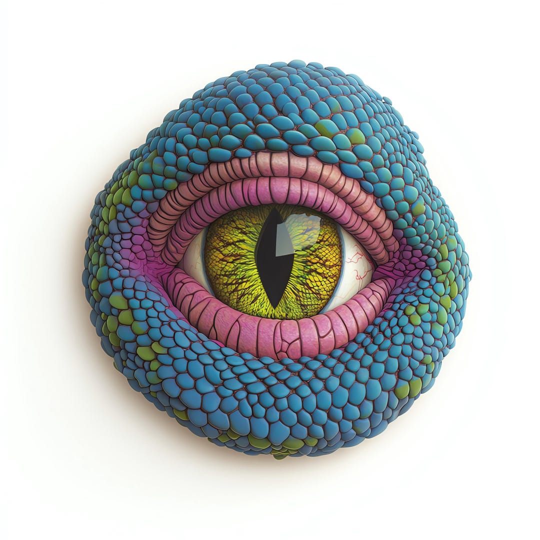 Snake Eye PNG Set - 10 Fantasy Reptile Eyes With Transparent Background ...