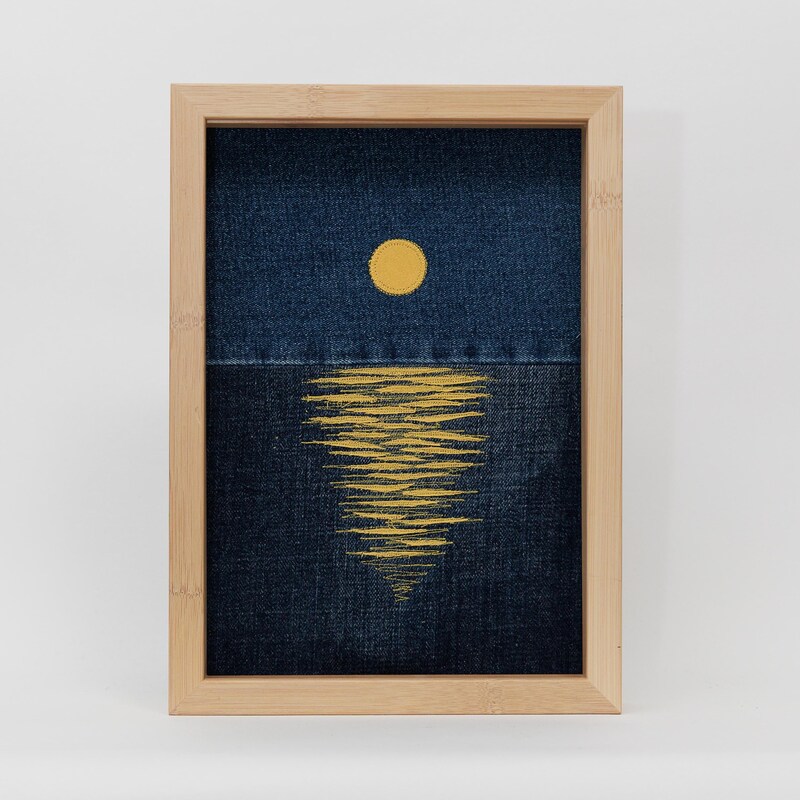 Denim Wall Hanging - Etsy