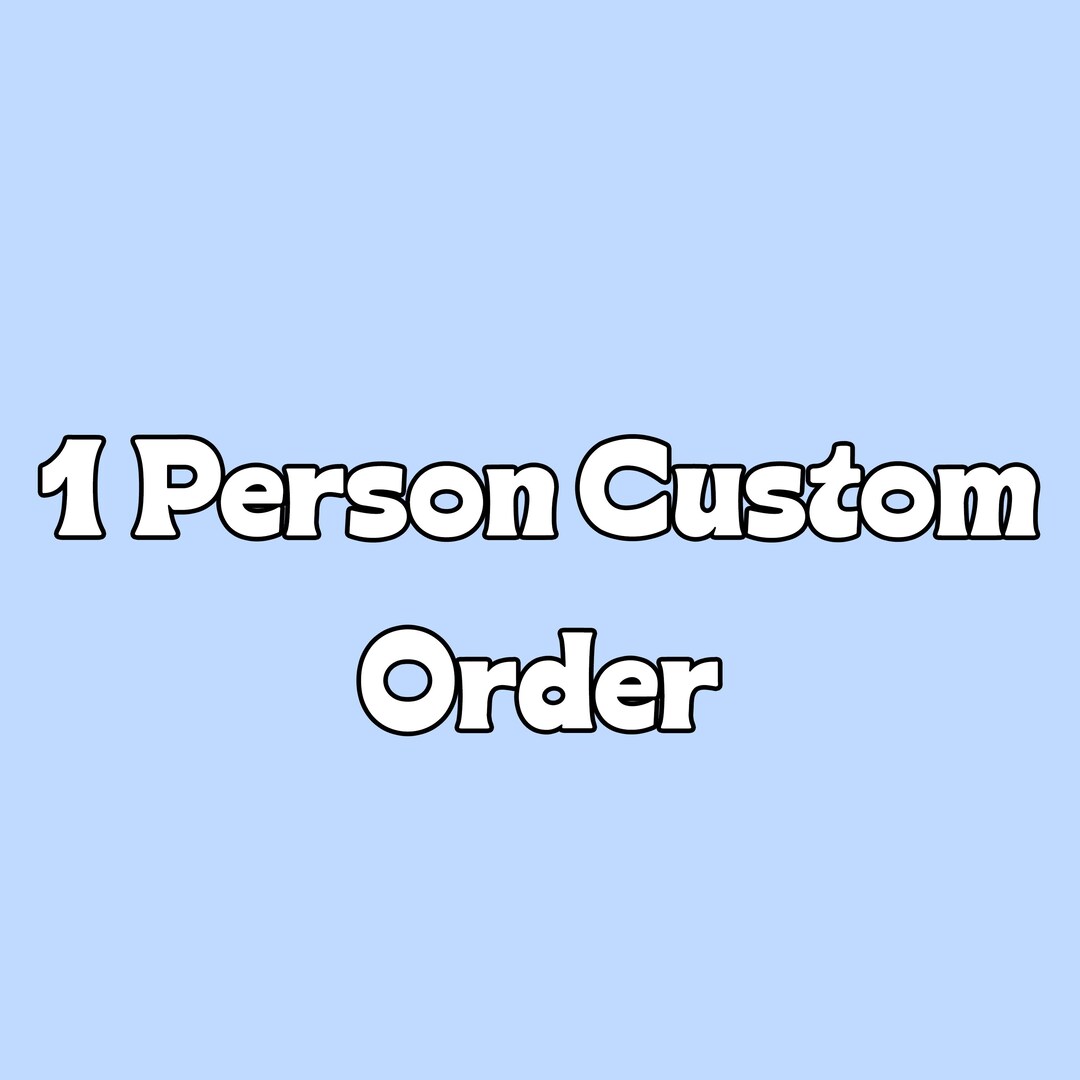 Individual Custom Caricature Portrait, One Person Personalized Cartoon ...