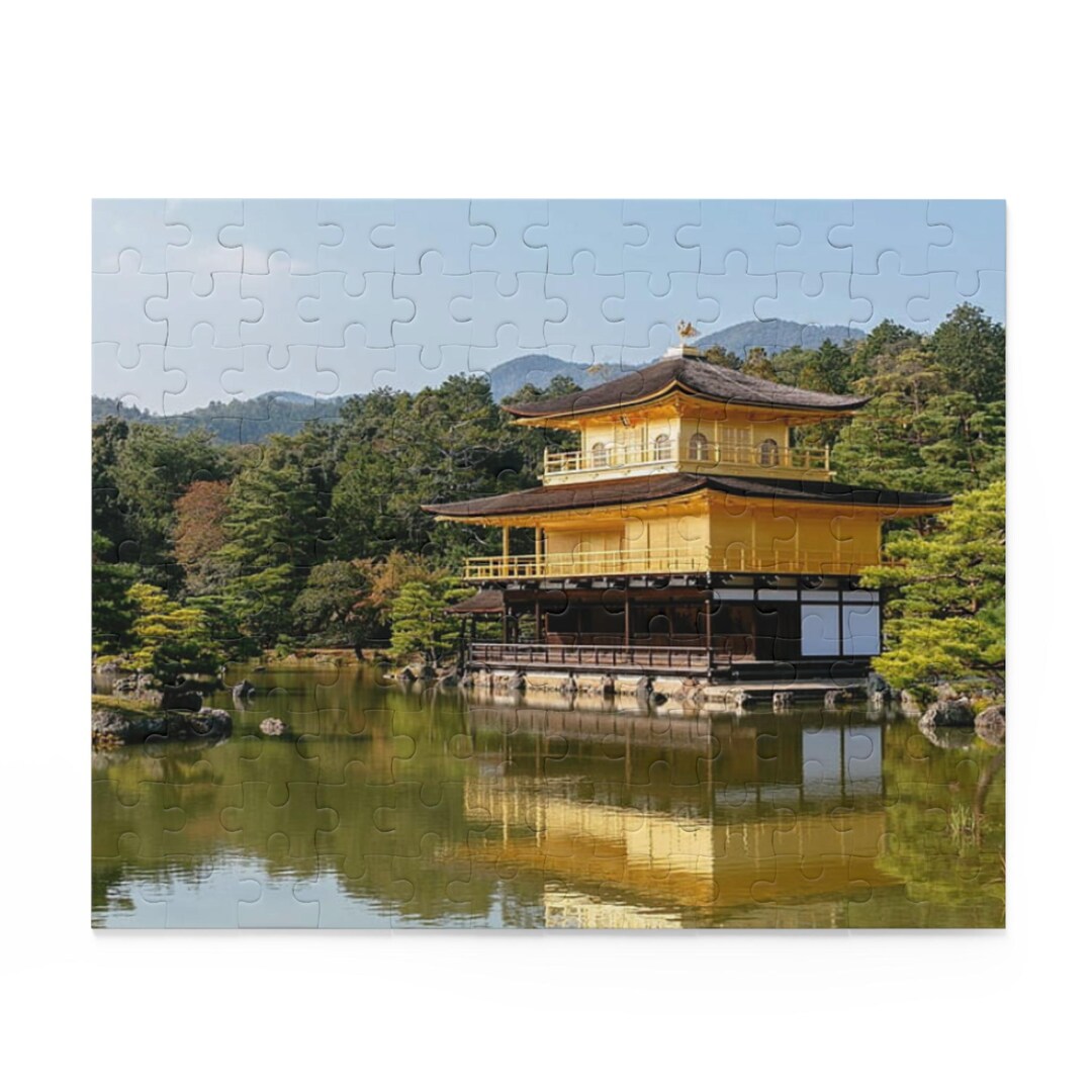 Kinkaku-ji Kyoto Puzzle Golden Temple Japan Jigsaw Art - Etsy