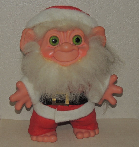 1964 HUGE DAM Things Establishment Santa Troll Doll 13 Inches - Etsy