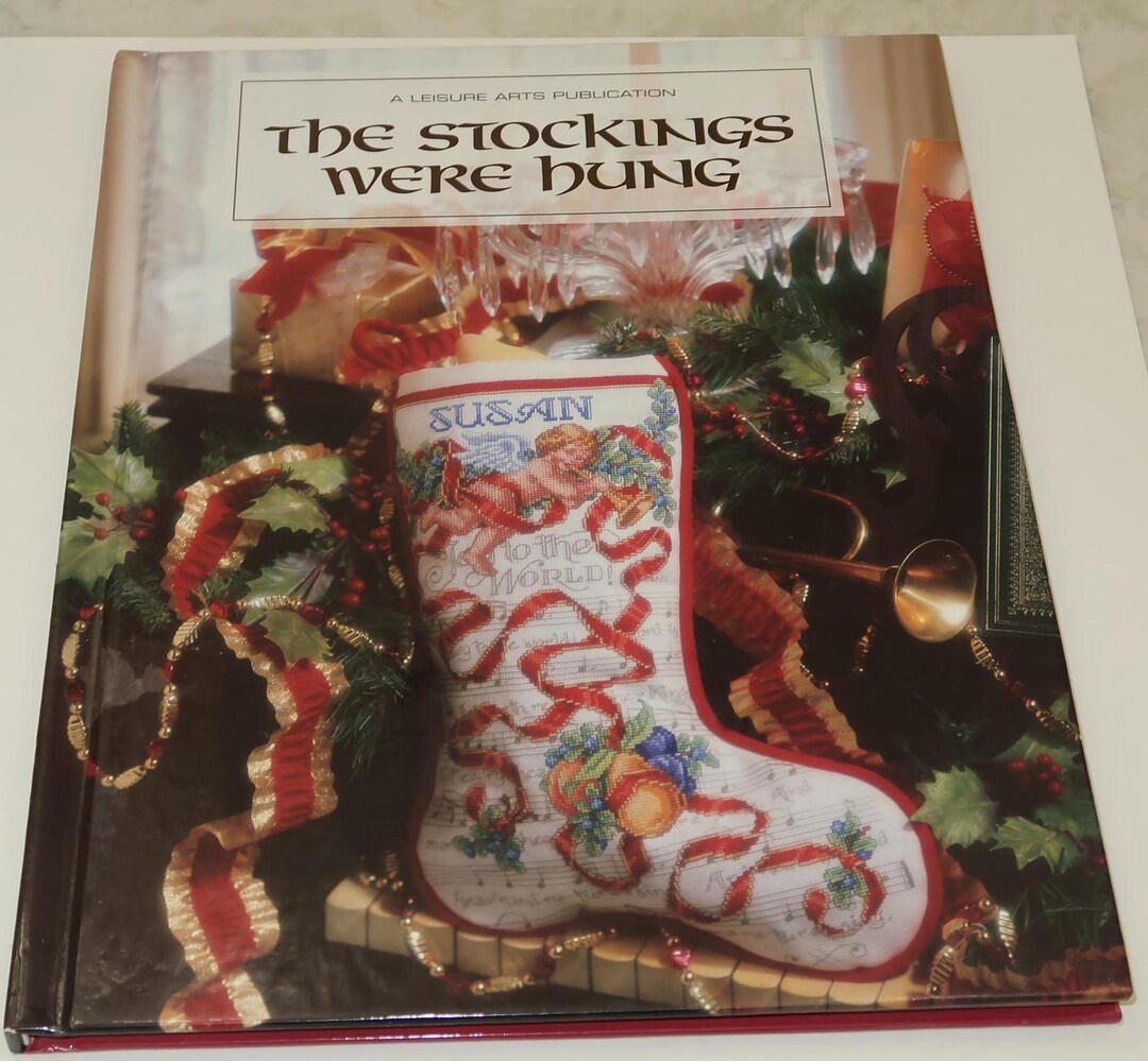 The Stockings Were Hung, Cross Stitch Christmas Stockings Craft Book - Etsy