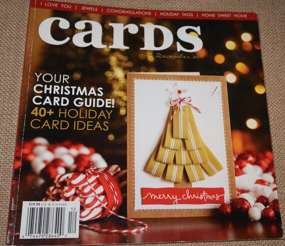 Cards Magazine your Christmas Card Guide 40 Holiday - Etsy