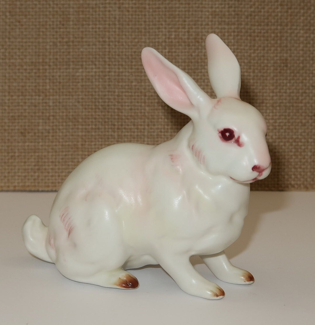 Vintage Lefton Japan White Rabbit Figurine Made in Japan - Etsy