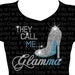 They Call Me GLAMMA Bling Rhinestone / Glitter Tank Top, V-neck, Crew ...