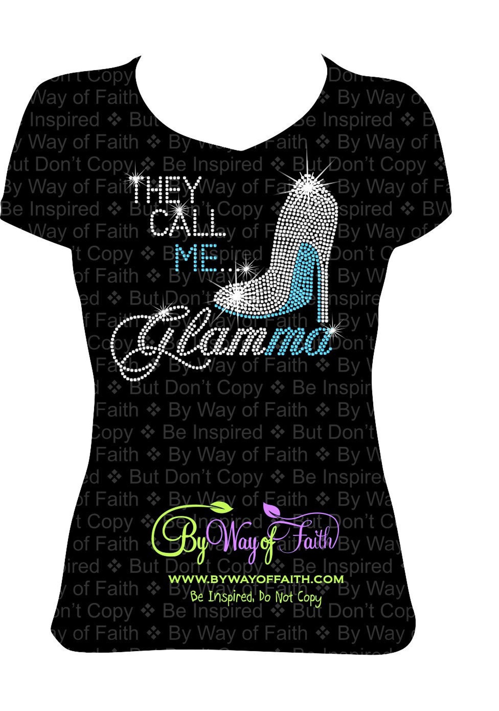 They Call Me GLAMMA Bling Rhinestone / Glitter Tank Top - Etsy