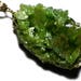 Gold Raw Pyromorphite Crystal Cluster Necklace, Real Pyromorphite ...