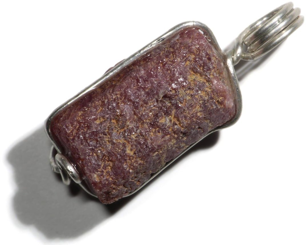 Ruby Jewelry, North Carolina Ruby in Silver, Sapphire Necklace (25 Ct ...