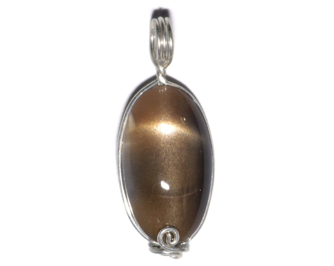 Star Sunstone Pendant in Sterling Silver (17 Ct) 4-ray Star Sunstone ...