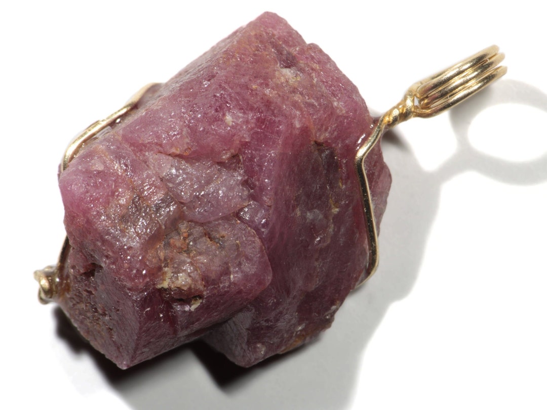 Large Ruby Jewelry, North Carolina Ruby in 14k Gold (43 Ct) NC Pink ...