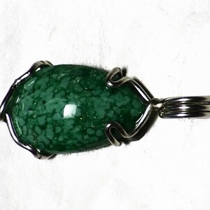 Variscite Necklace Silver, Real Stone Necklace, Green Tortoise Shell ...