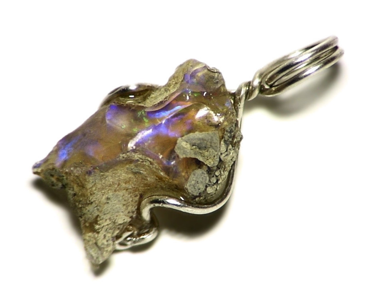 Small Opal Necklace Crystal Opal Jewelry Clear Ethiopian - Etsy