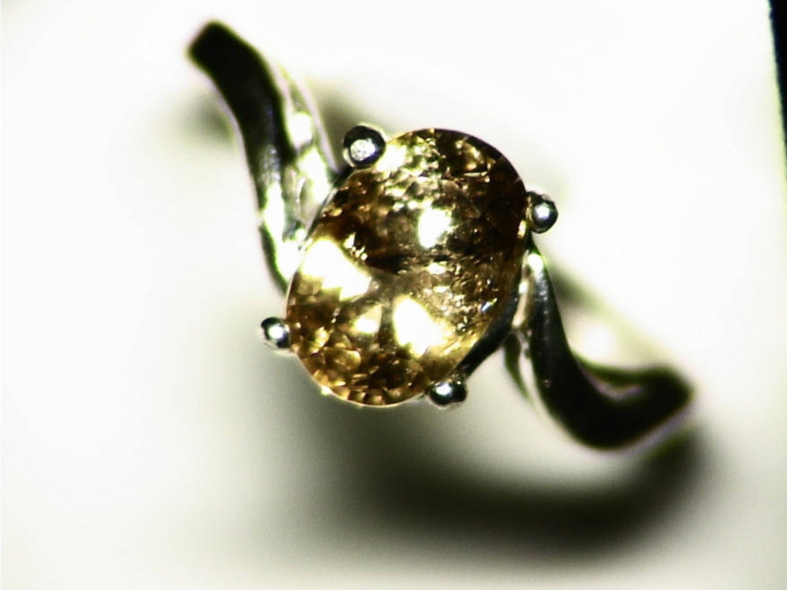 Axinite Ring Size 4.25 1.25 Ct Sterling Silver Ring for - Etsy