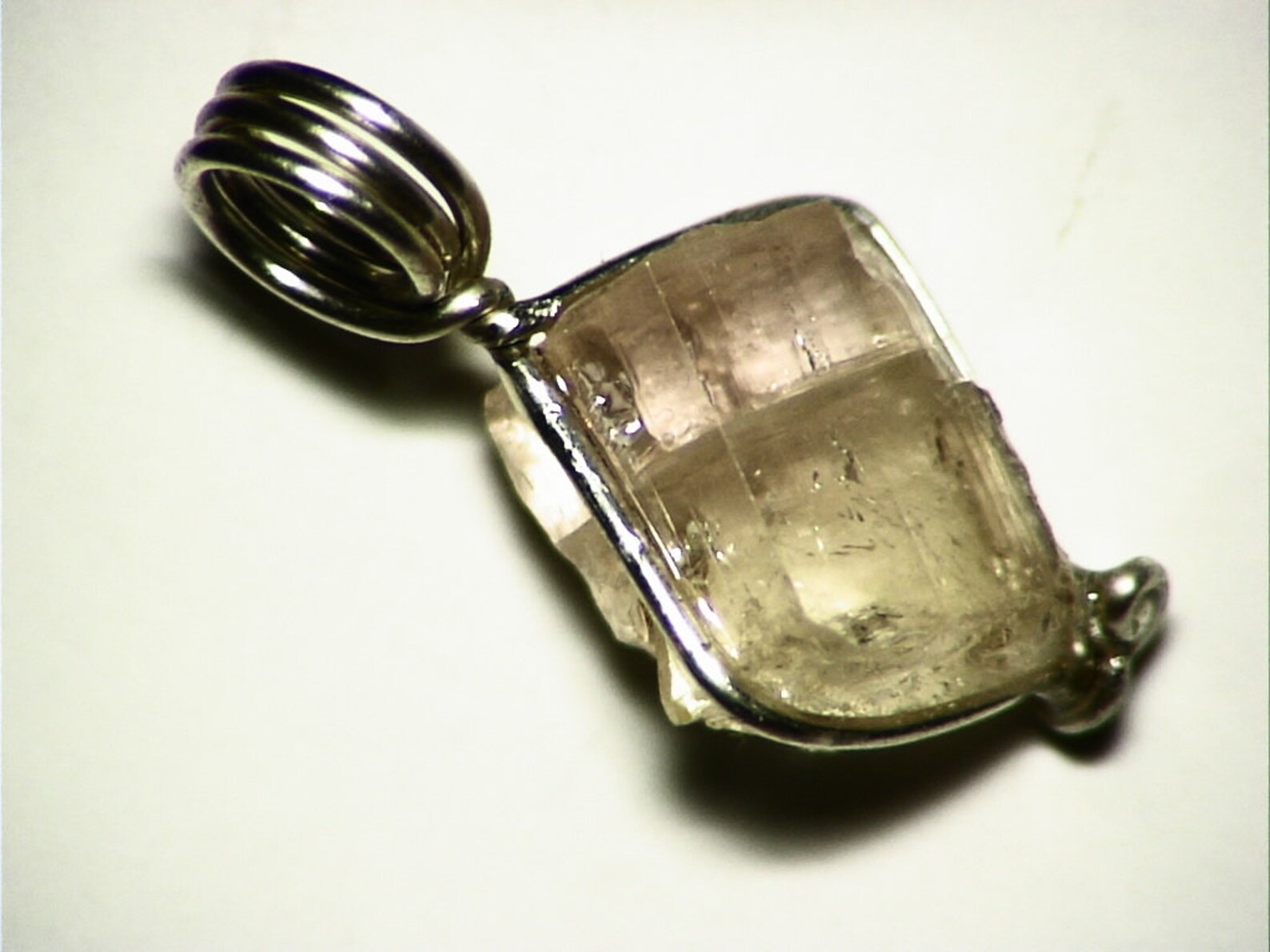 Light Orange Topaz Pendant (6 Ct) Sterling Silver Topaz, Rare Imperial ...