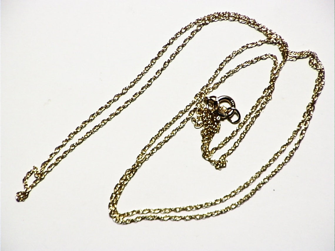 14kt Solid Gold Rope Chain 20 Inches Gold Chain 14 Karat - Etsy Canada