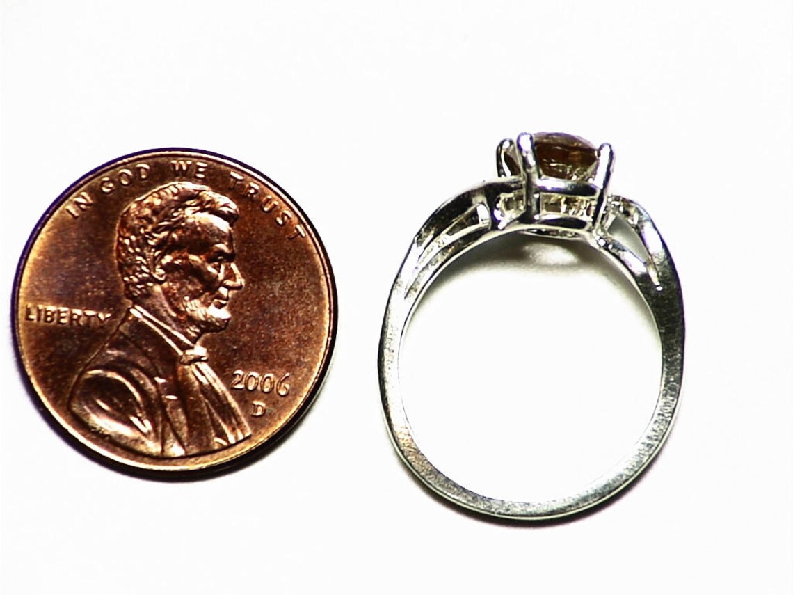 Axinite Ring Size 4.25 1.25 Ct Sterling Silver Ring for - Etsy