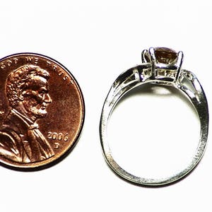 Axinite Ring Size 4.25 1.25 Ct Sterling Silver Ring for Women, Golden ...