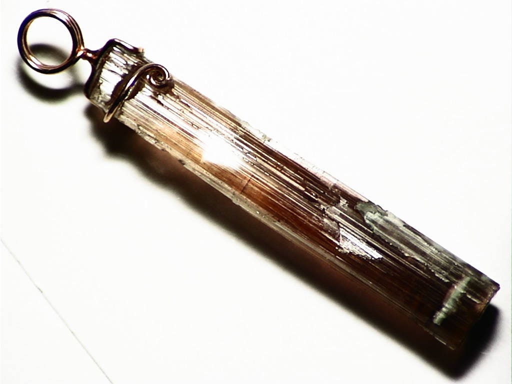 Pink Tourmaline Pendant Necklace 23.4 ct Raw Pink Tourmaline | Etsy